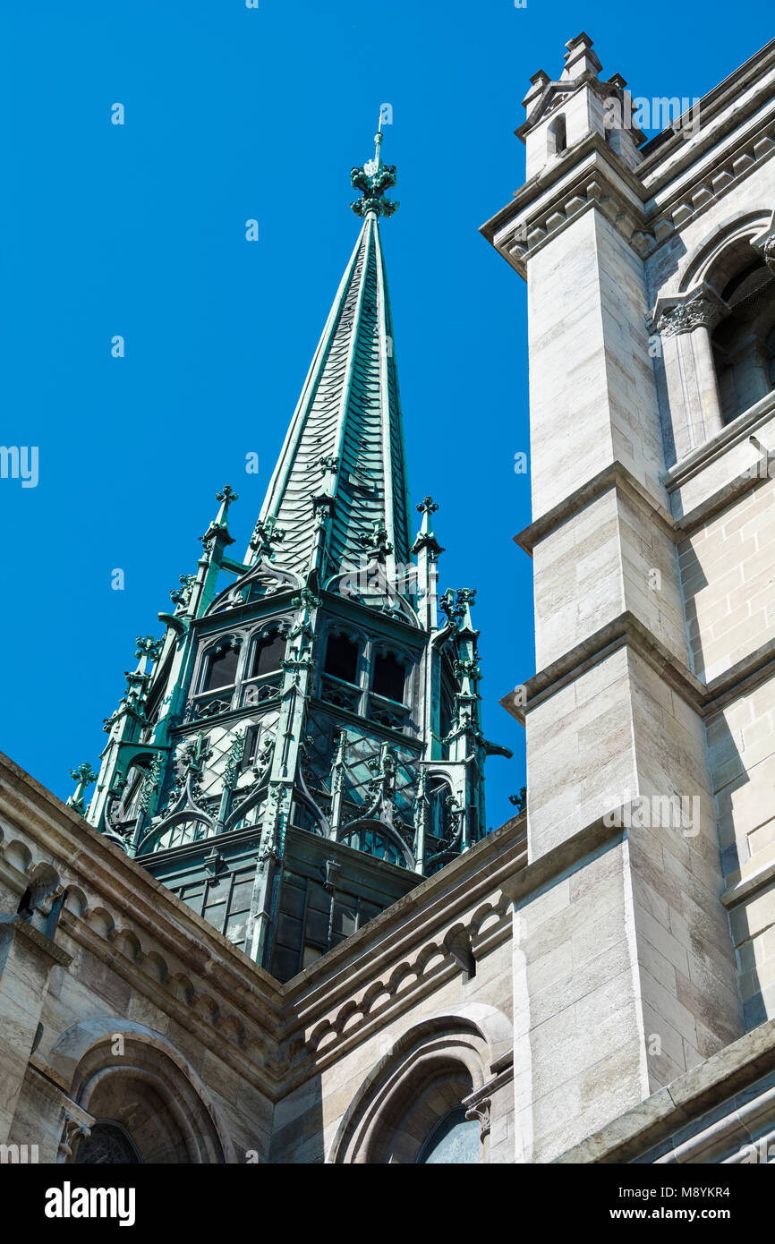 Geneva cathedral Saint Pierre Stock Photo - Alamy