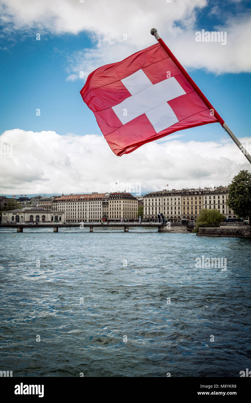 Swiss flag hi-res stock photography and images - Alamy