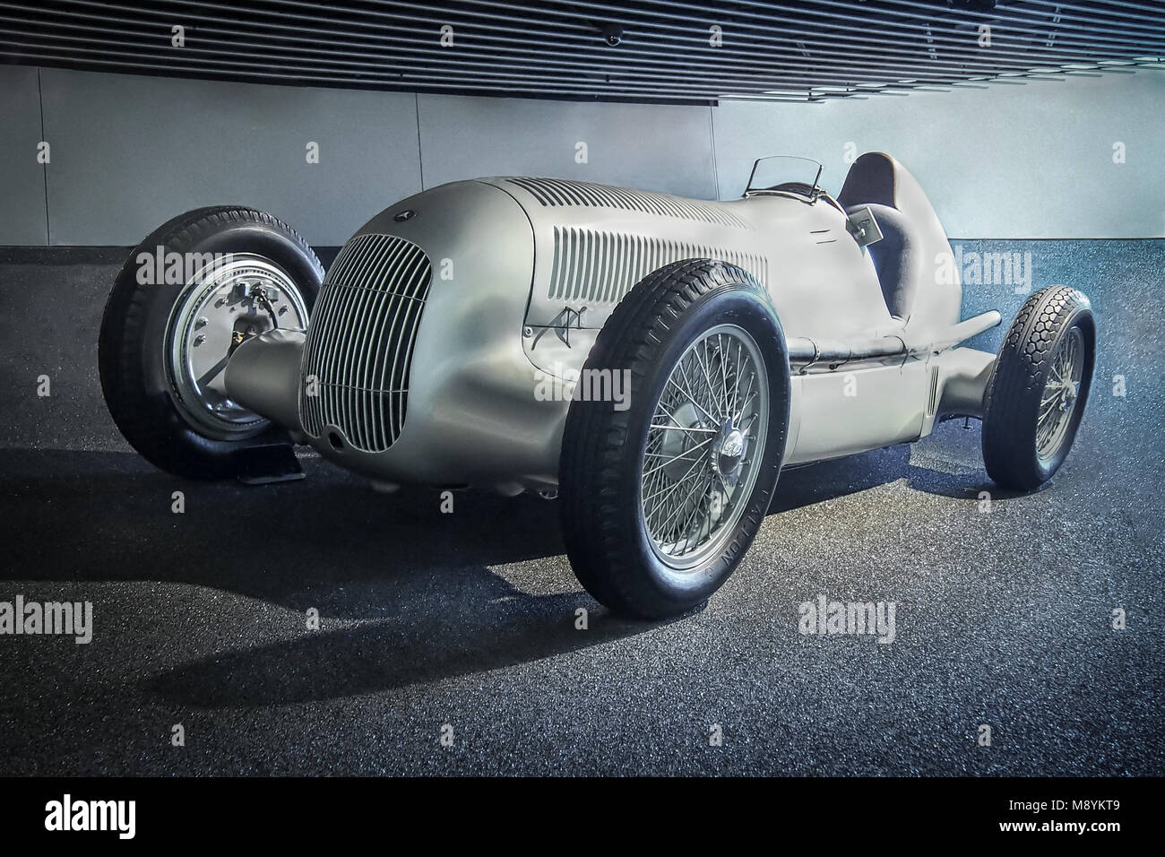 Silver arrows mercedes racing car hi-res stock photography and images ...