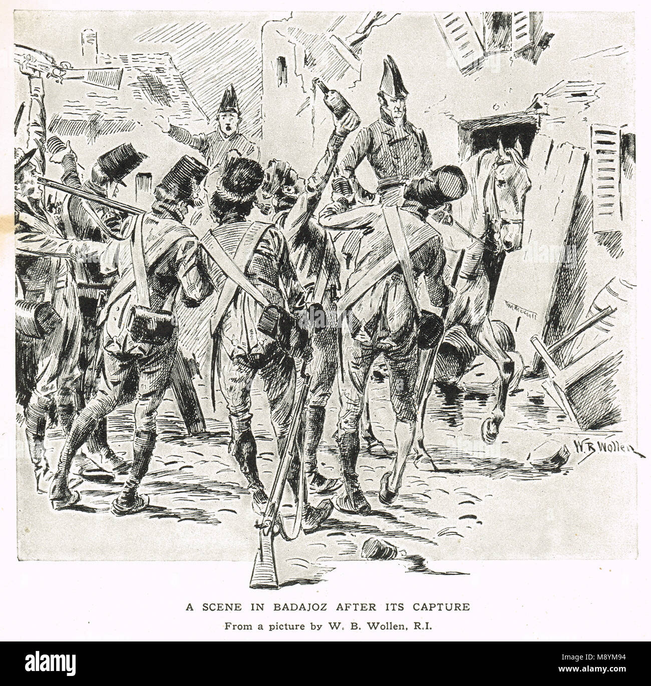 Scene after the siege of badajoz hi-res stock photography and images ...