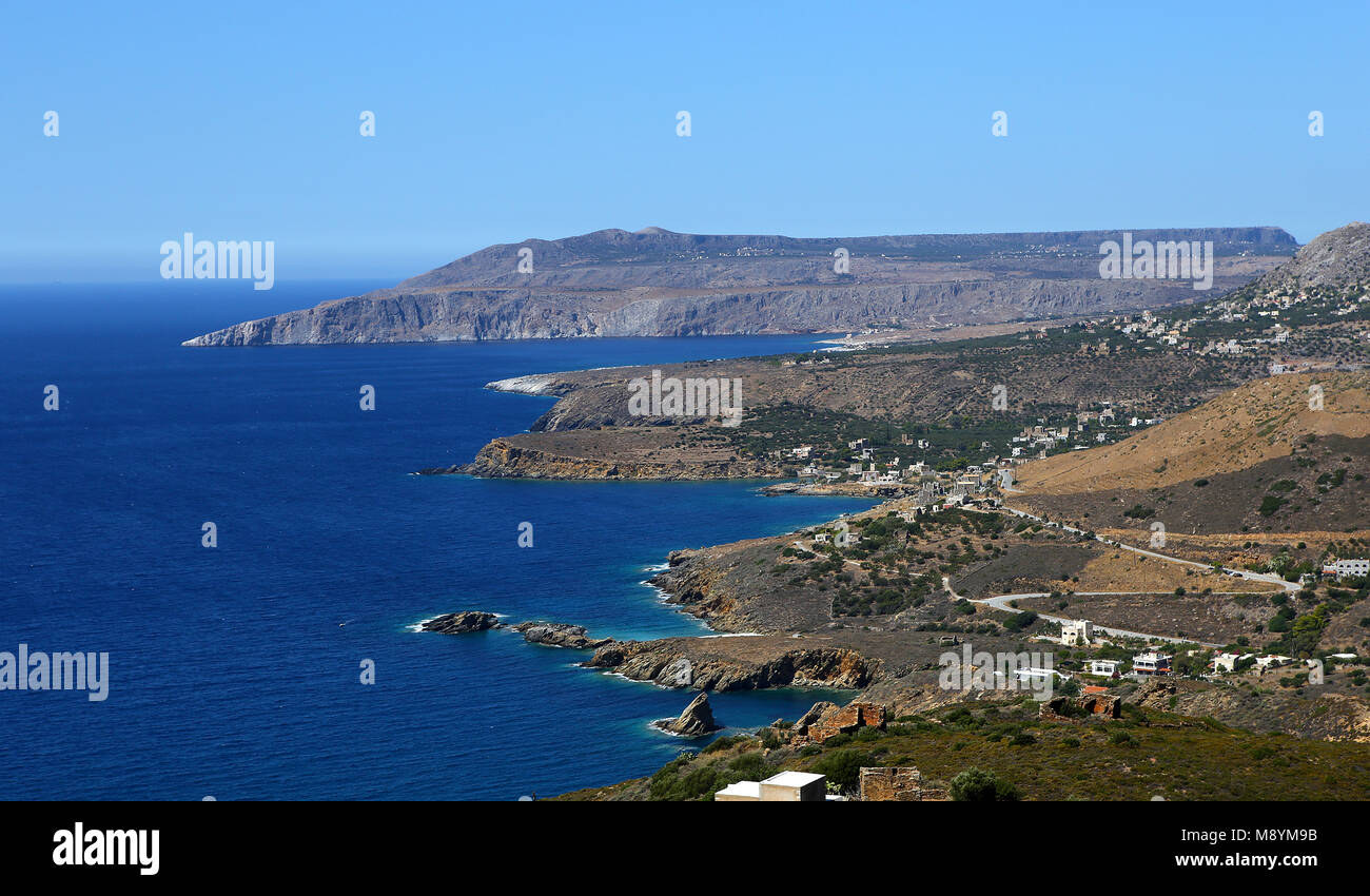 VATHEIA, GREECE, SEPTEMBER 16, 2017 : Fortified village of Vatheia ...