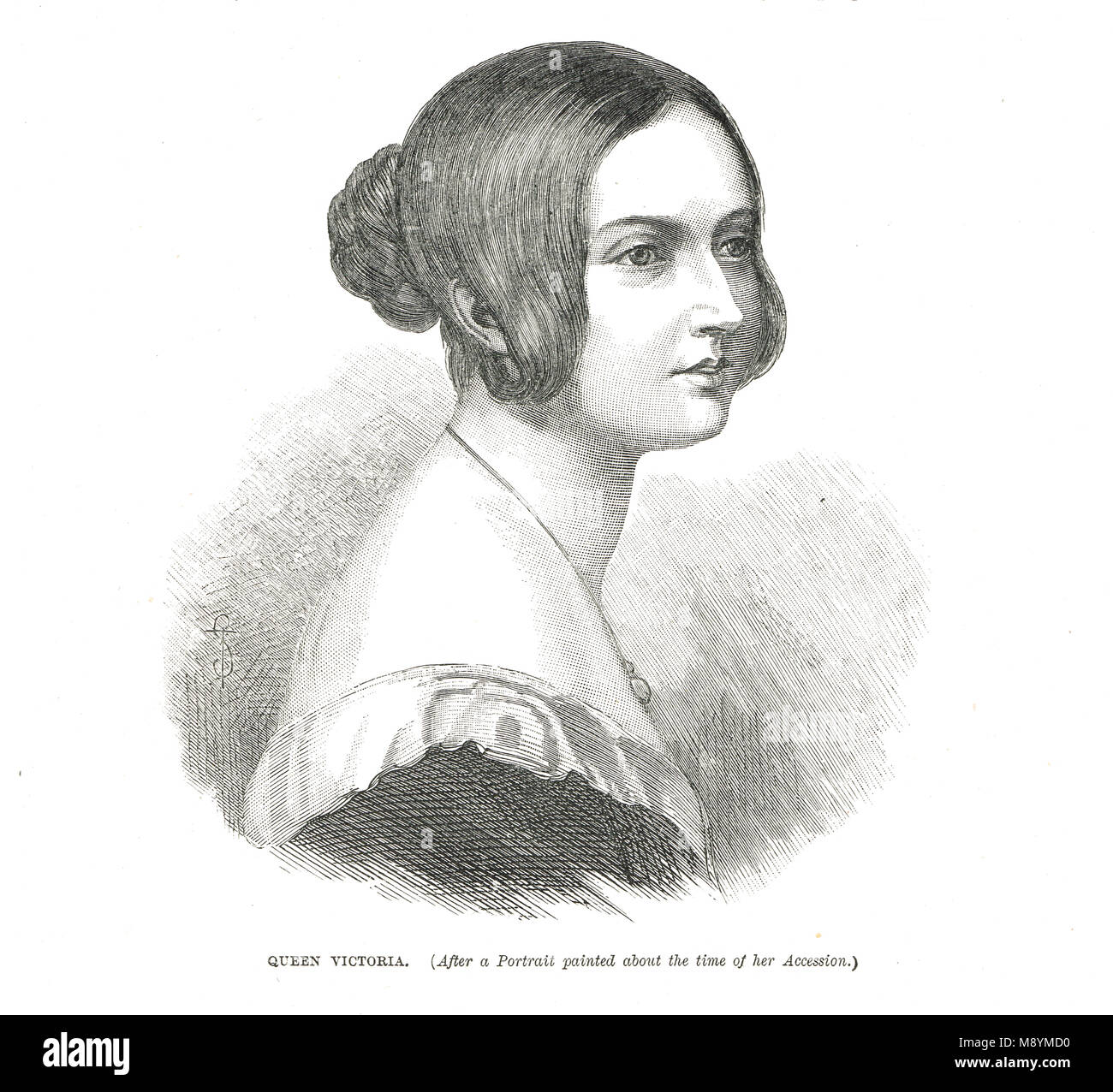 Queen Victoria, at the time of her accession, Queen of the United ...