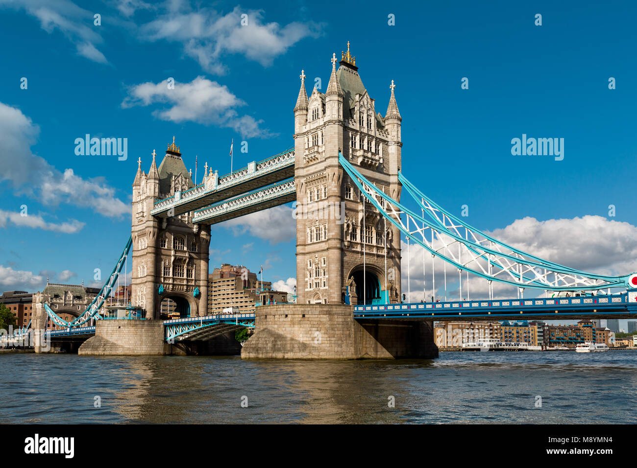 Tower bridge view from below Stock Photo - Alamy