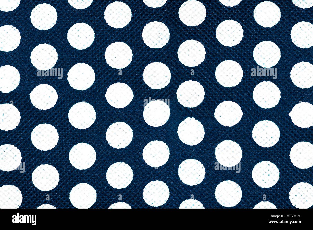 blue material in white, large peas, background, close-up Stock Photo ...