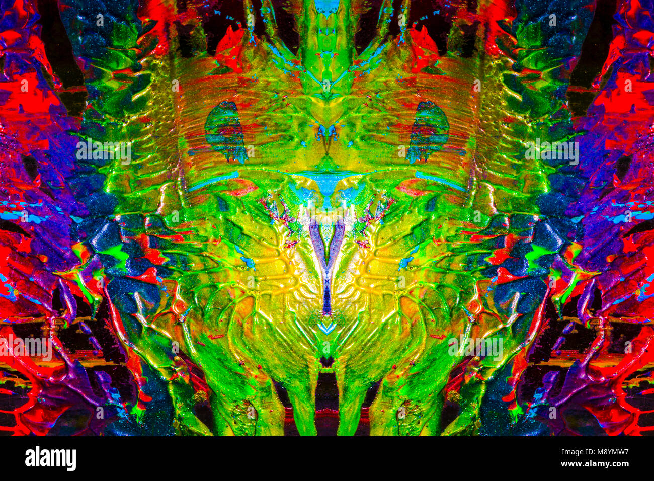 abstract embellishment with acrylic paints, background photo Stock ...