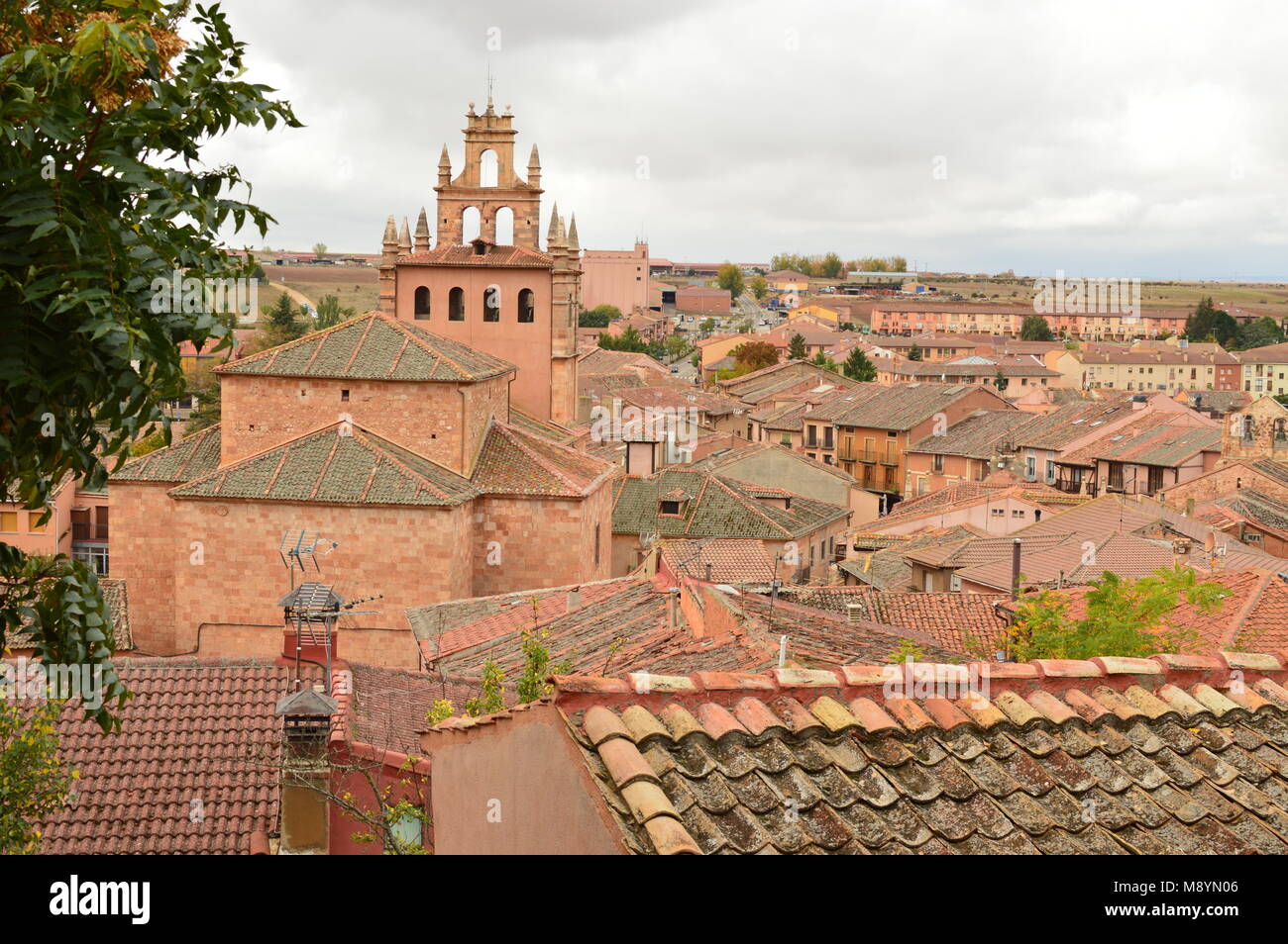 Aerial Views Of The Town Of Ayllon Cradle Of The Red Villages In ...