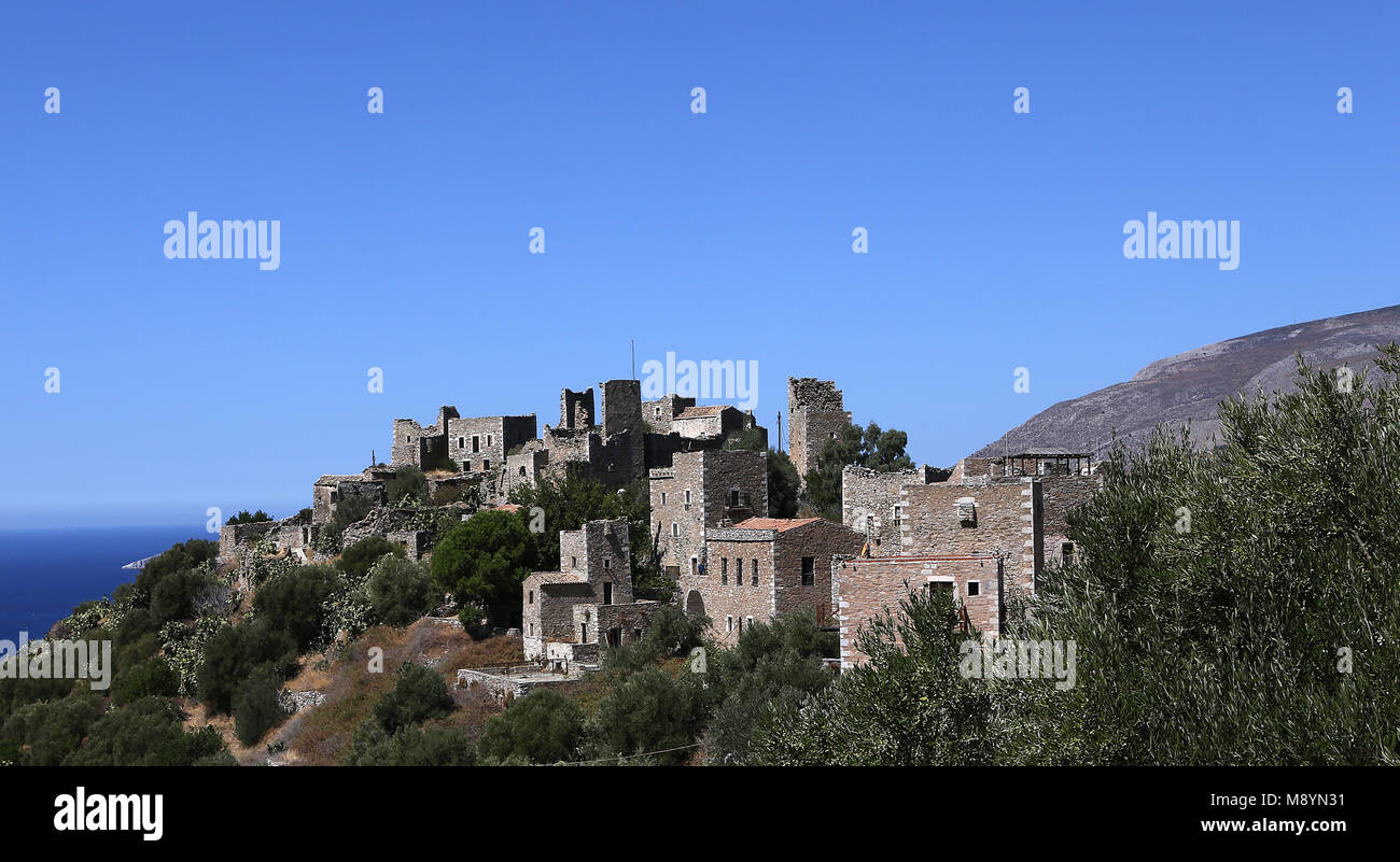 Vatheia greece hi-res stock photography and images - Alamy