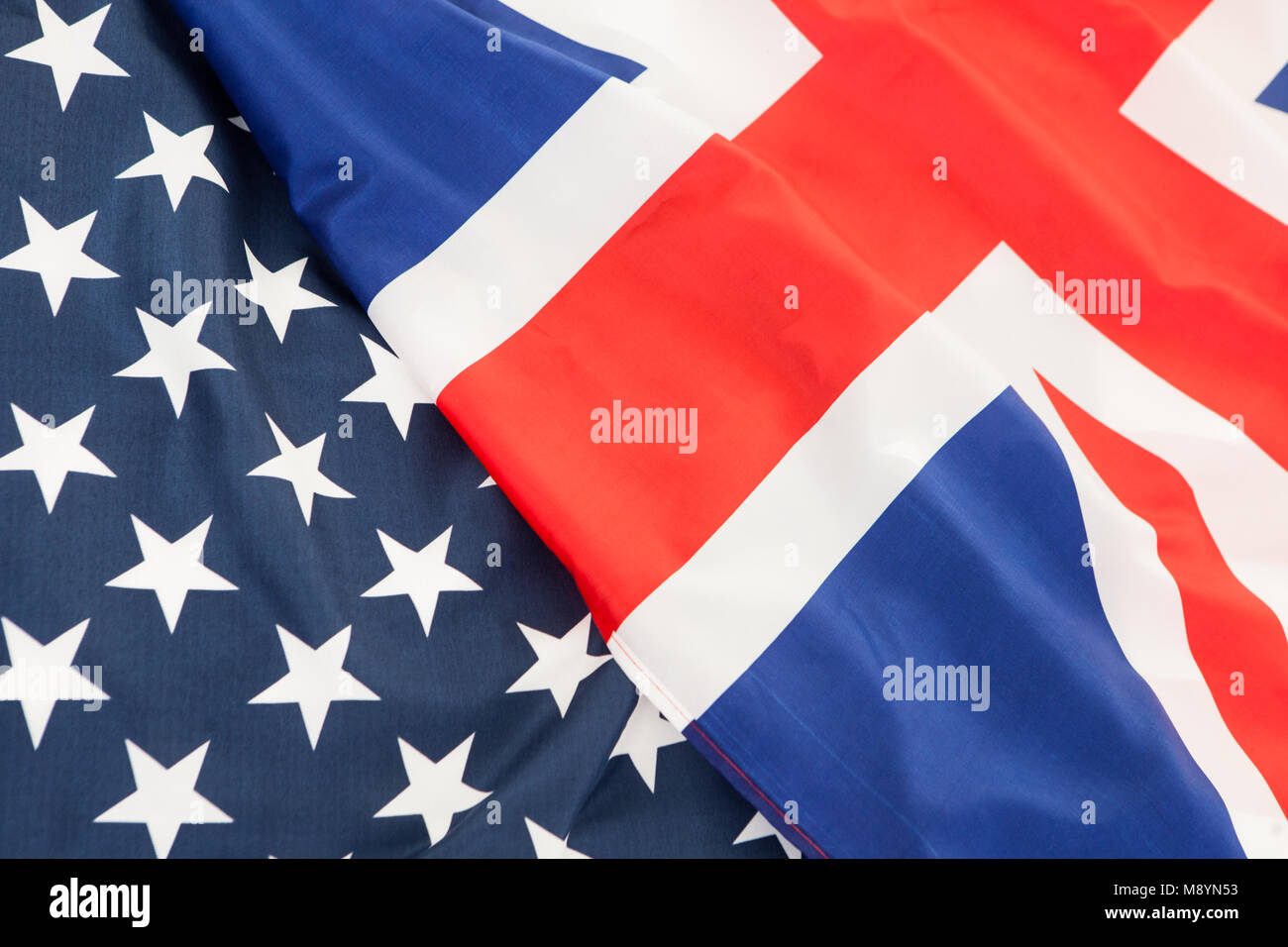 The national flag of the United Kingdom (UK) and United States of ...