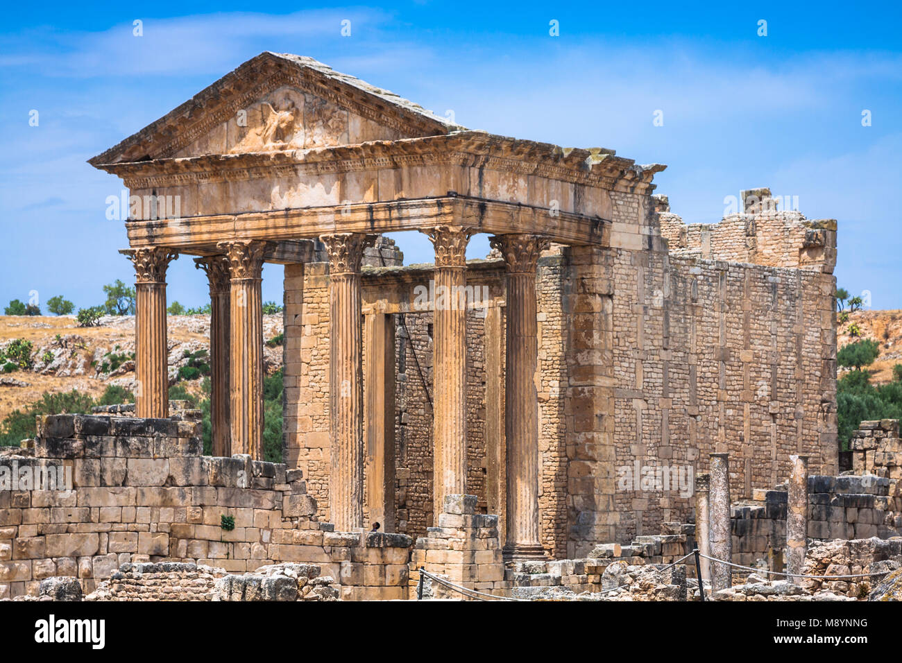 Dougga arch hi-res stock photography and images - Alamy