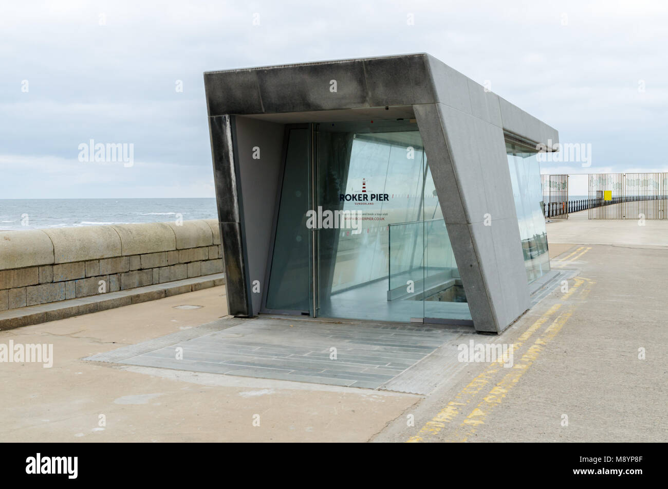 Roker Pier Tunnel Entrance Stock Photo - Alamy