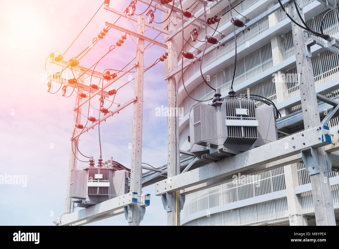 Electrical transformer building hi-res stock photography and images - Alamy