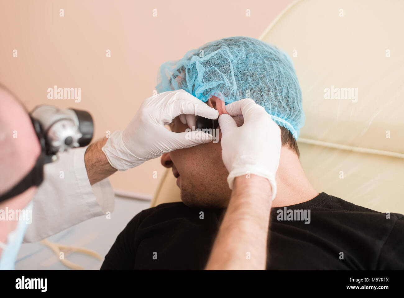 Medical equipment otolaryngologist in hi-res stock photography and ...