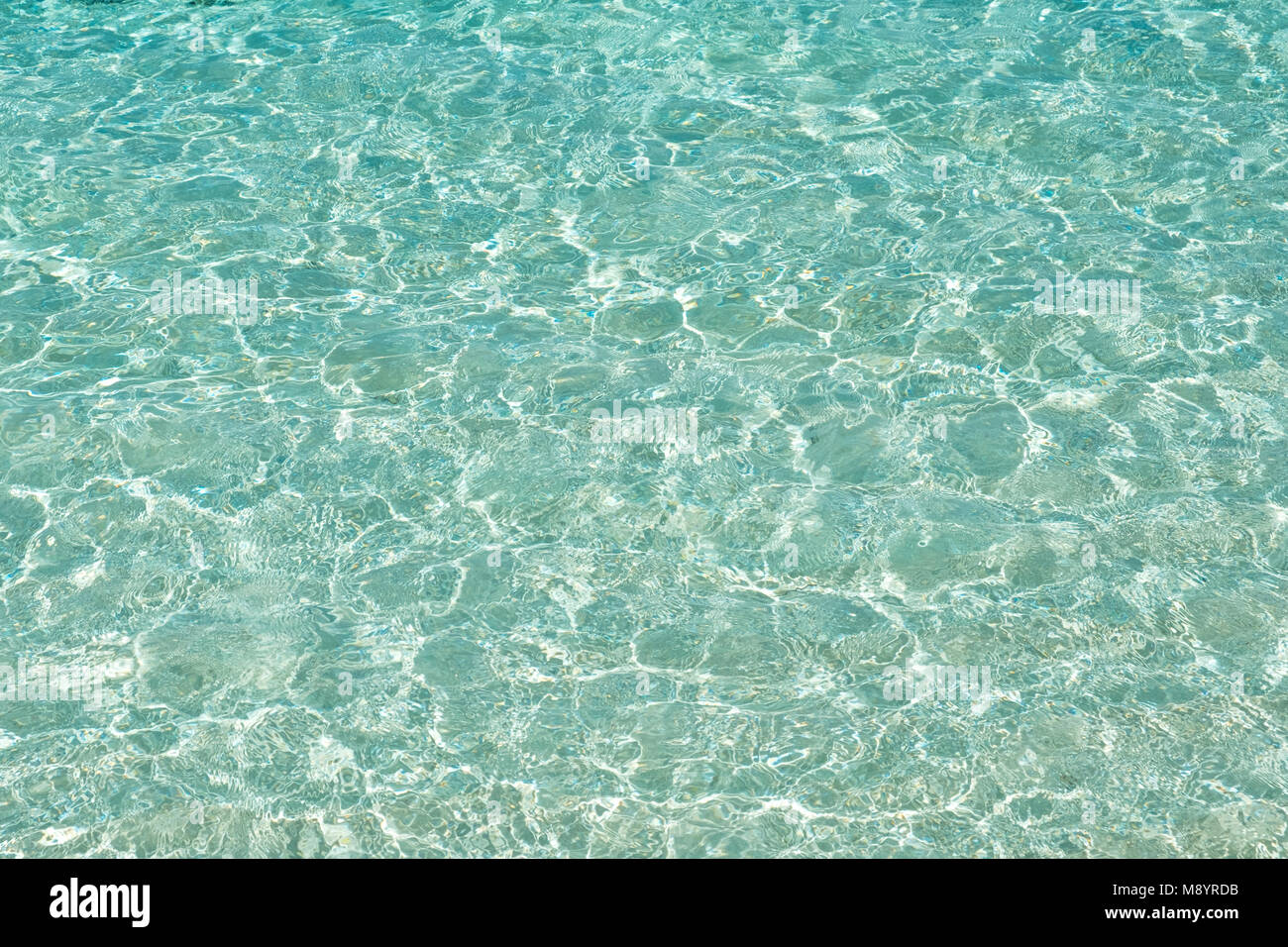 ocean water surface - turquoise water texture Stock Photo - Alamy