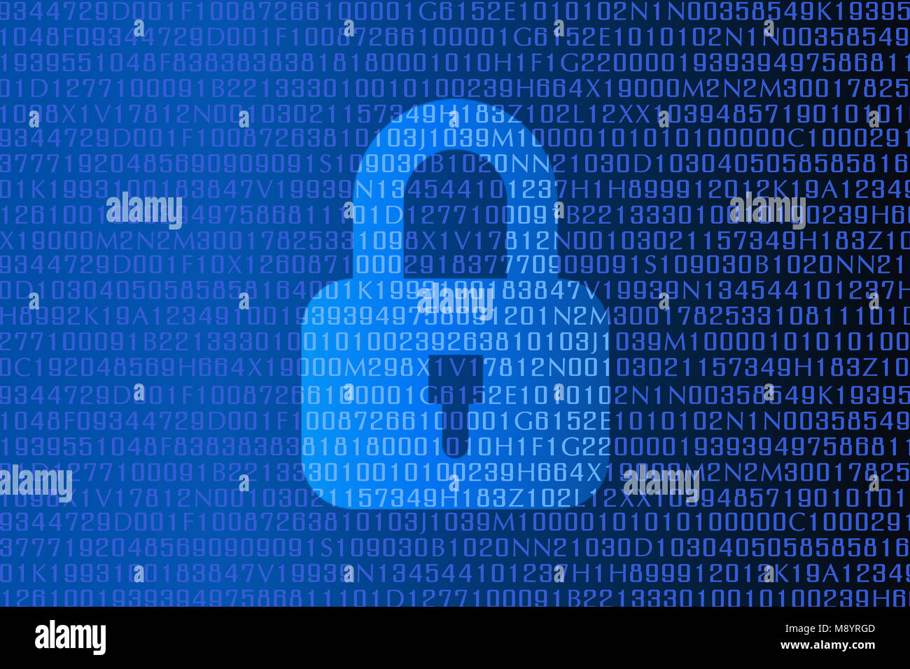 Professional lock screen on laptop or computer display Stock Photo - Alamy