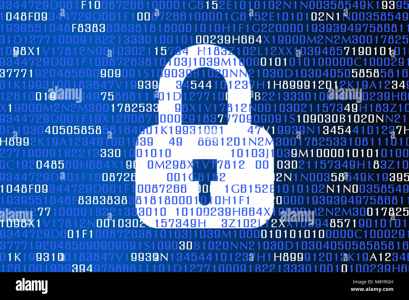 Professional lock screen on laptop or computer display Stock Photo - Alamy
