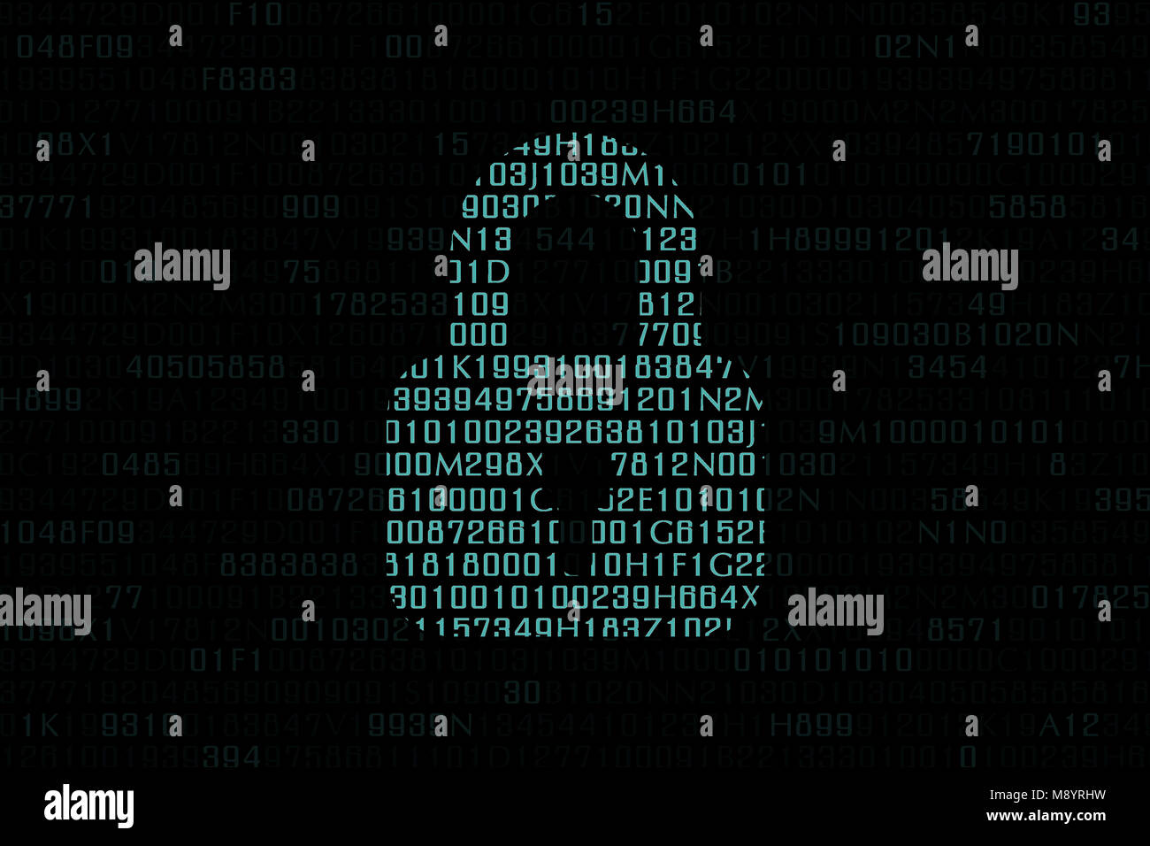 Professional lock screen on laptop or computer display Stock Photo - Alamy