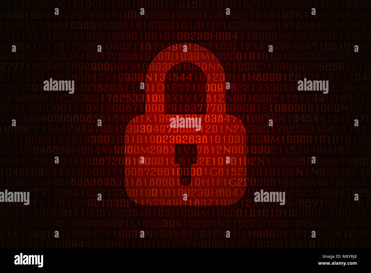 Professional lock screen on laptop or computer display Stock Photo - Alamy