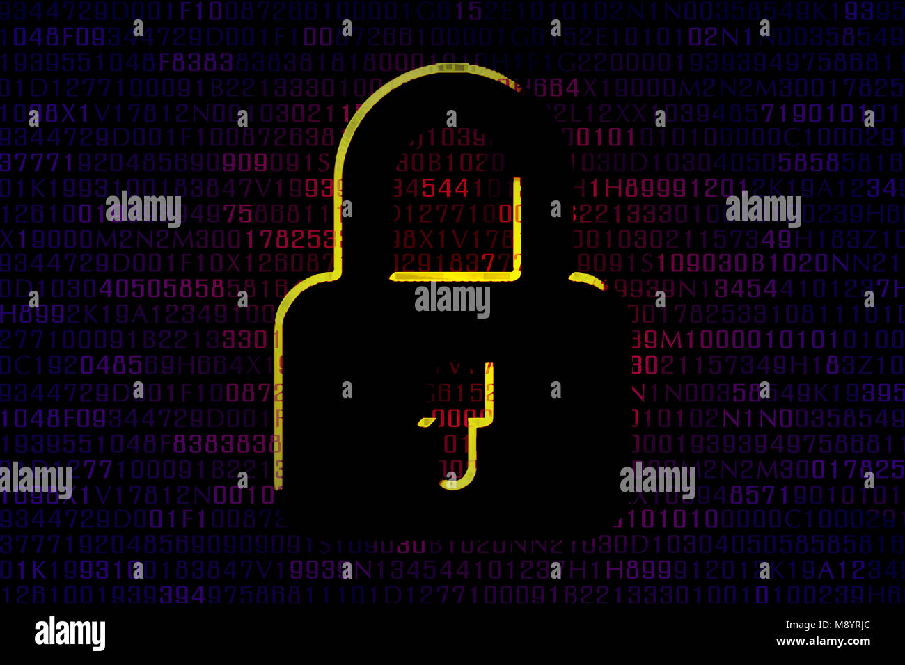 Professional lock screen on laptop or computer display Stock Photo - Alamy
