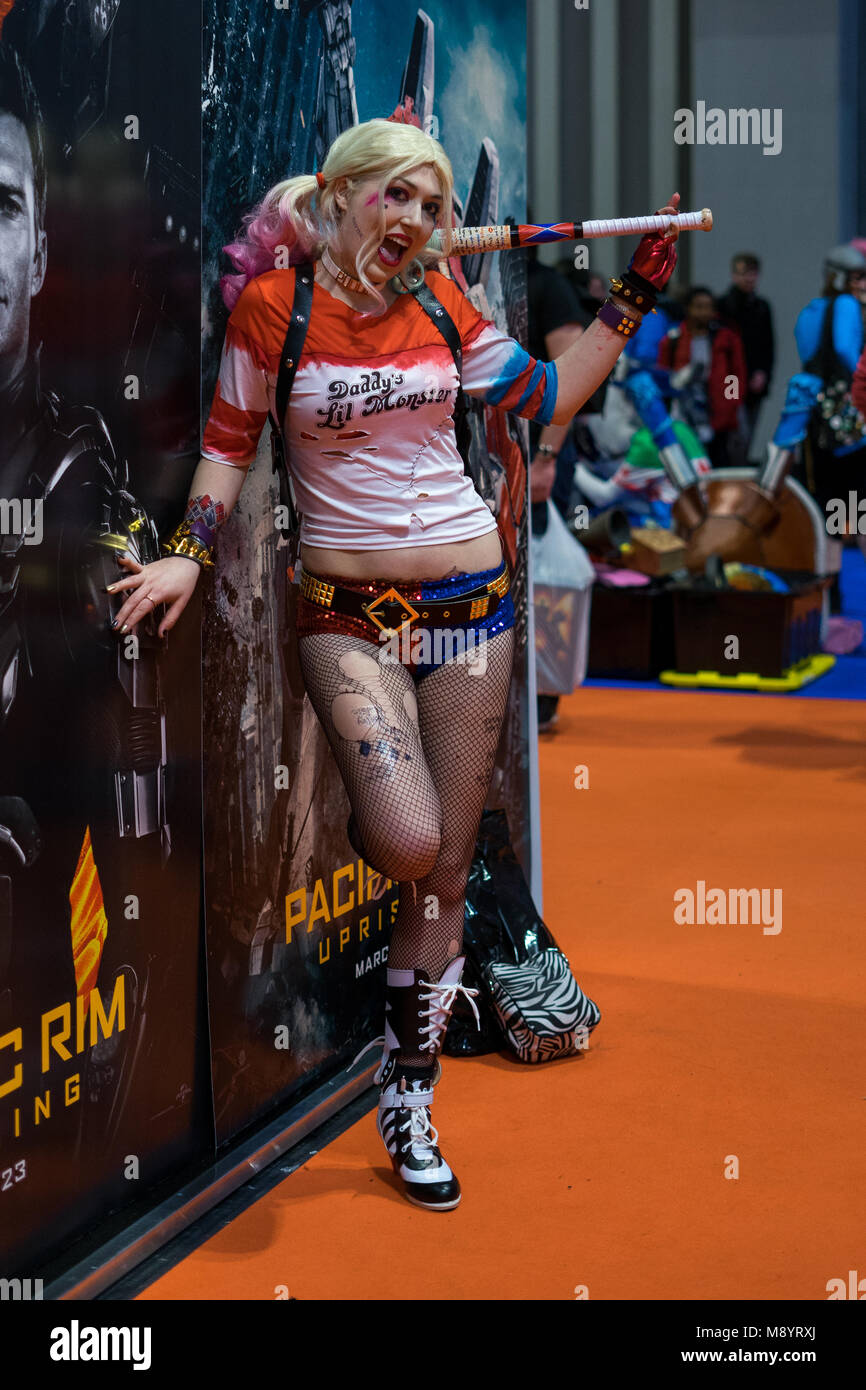 MCM Comic Con Birmingham March 2018 Stock Photo - Alamy