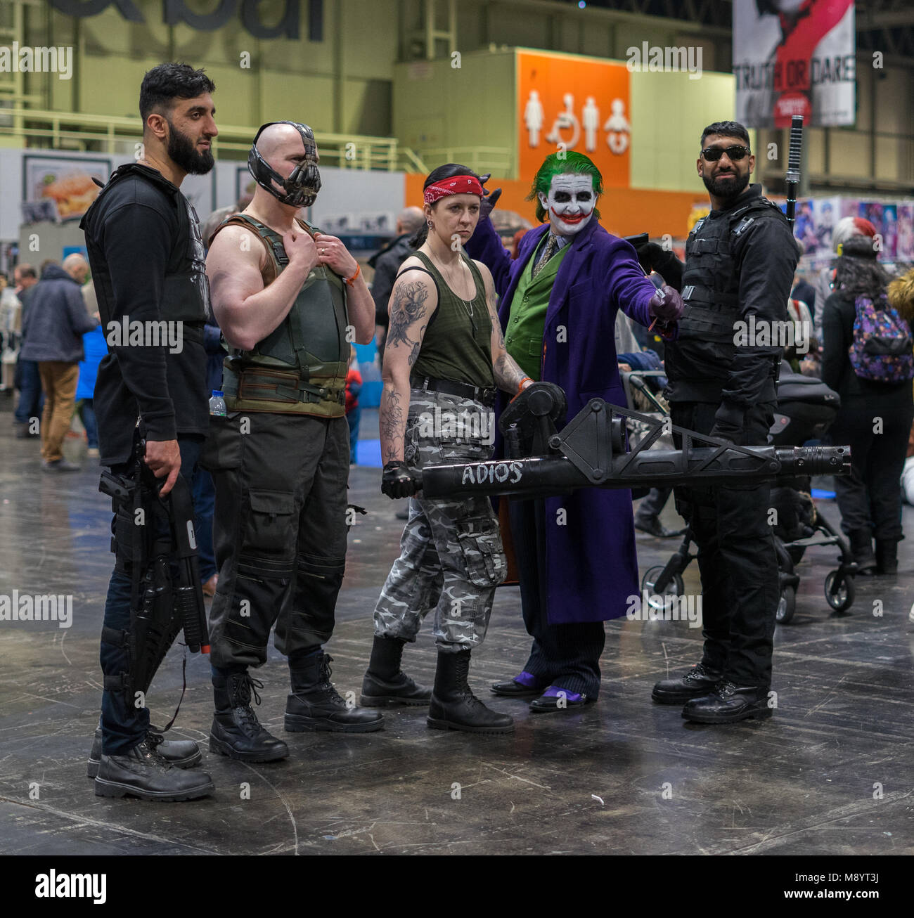 MCM Comic Con Birmingham March 2018 Stock Photo - Alamy