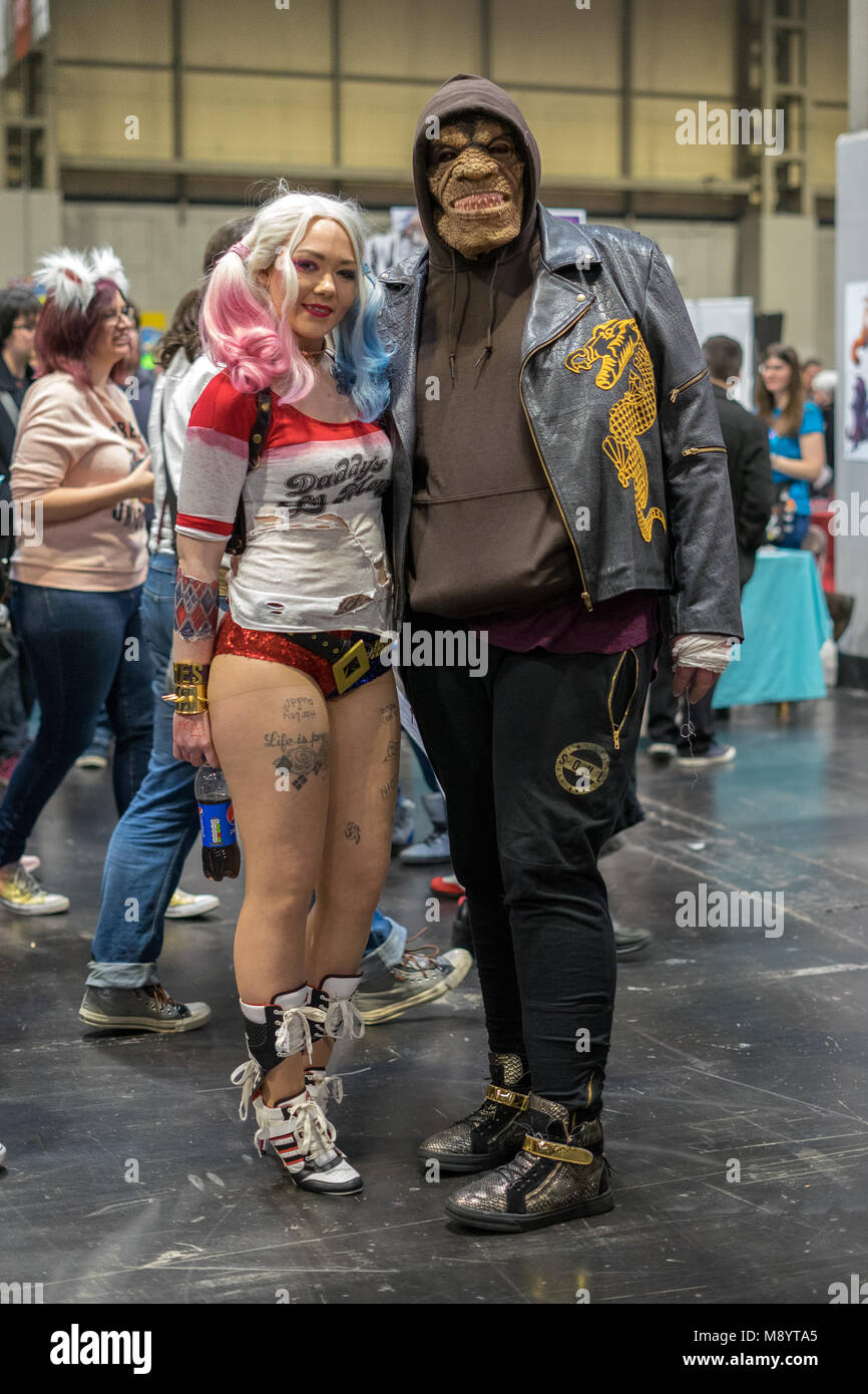MCM Comic Con Birmingham March 2018 Stock Photo - Alamy