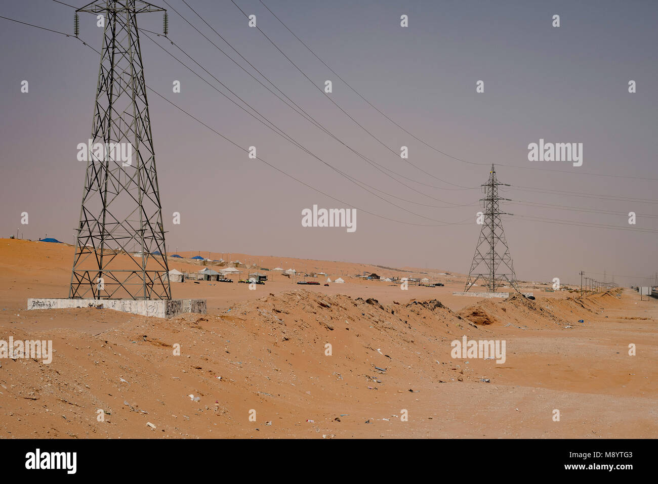 Scenes from the edge of Thumamah National Park northeast of Riyadh ...