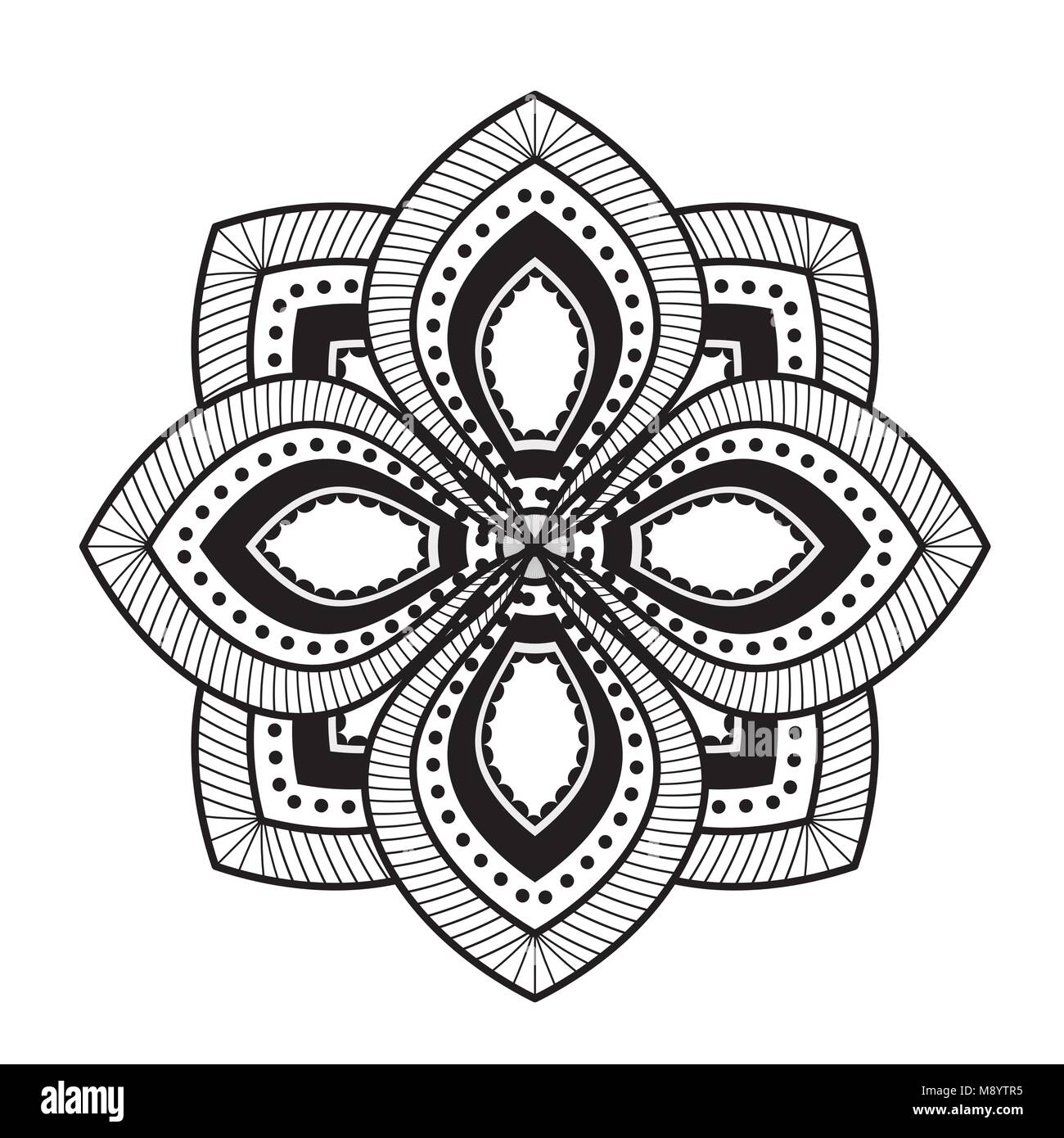Mandale of bohemic and ornament concept Stock Vector Image & Art - Alamy