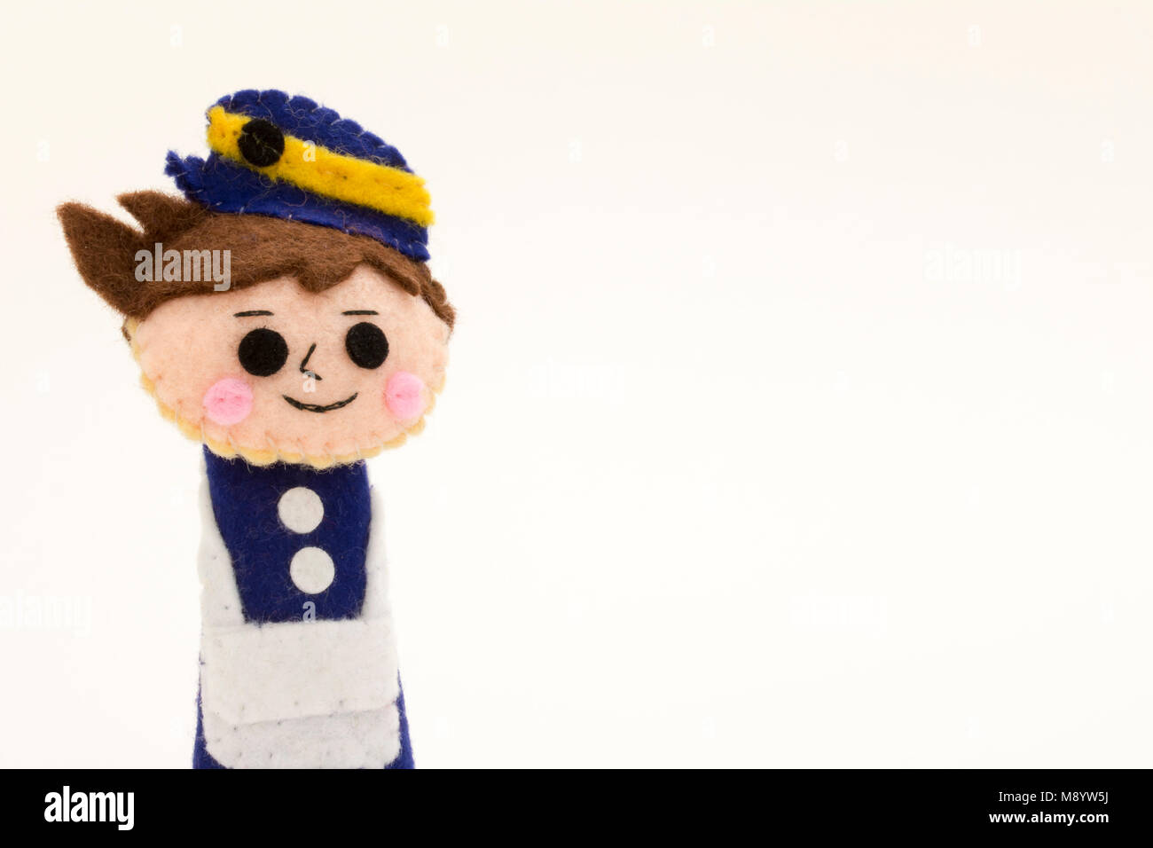 Finger Puppet boy Stock Photo - Alamy