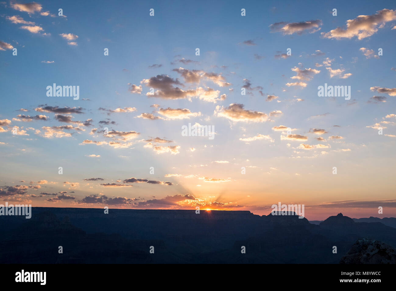 Multi colored sunset hi-res stock photography and images - Alamy