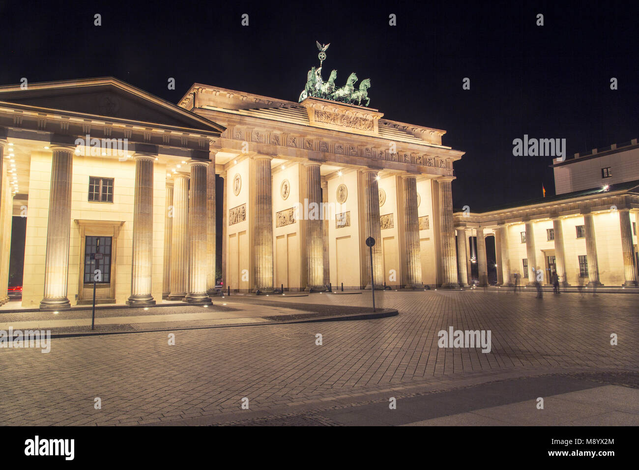 Berlin, the Brandenburg Gate, icon of Berlin and Germany Stock Photo ...