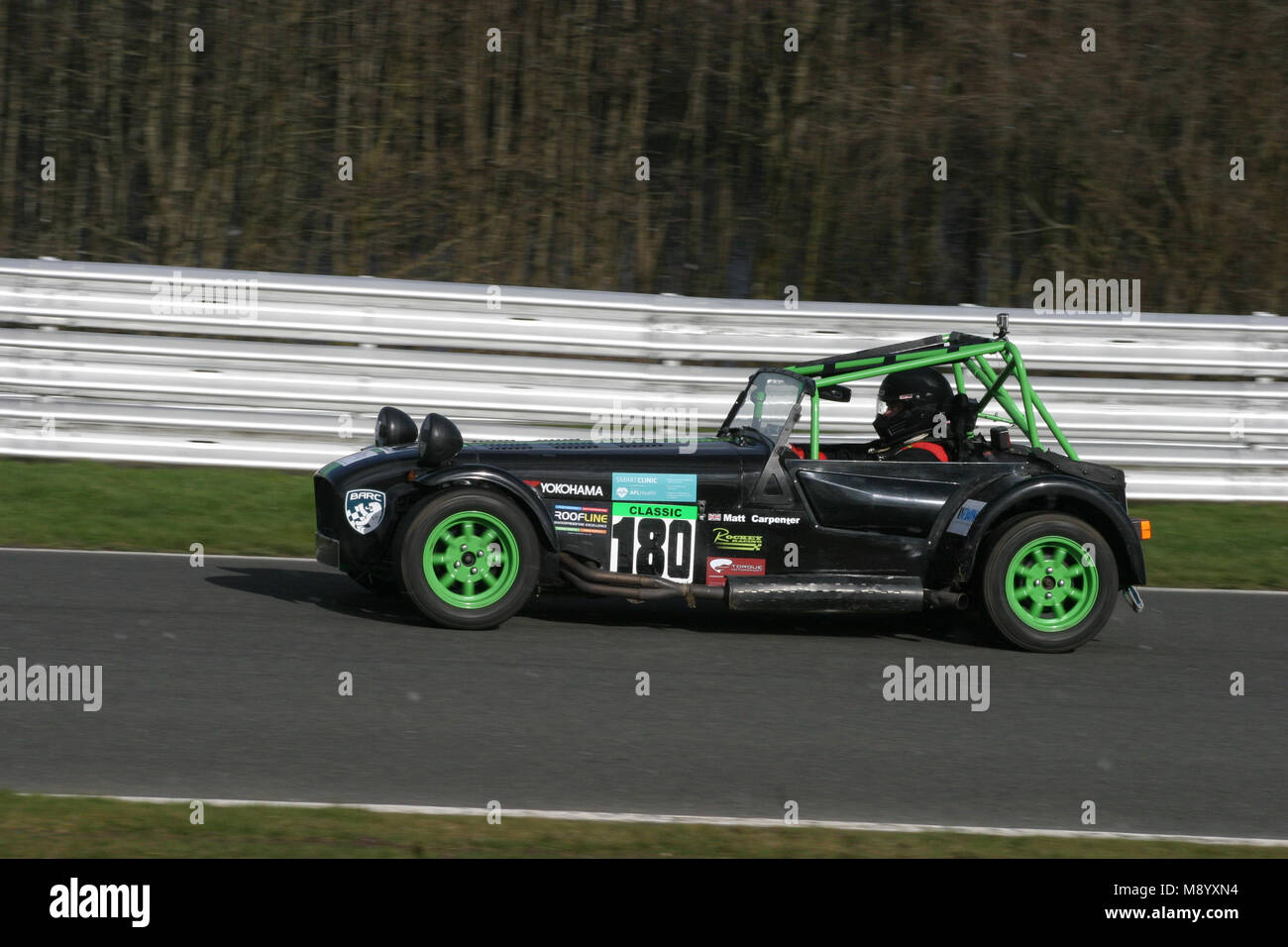 Caterham 7 racing in the snow Stock Photo - Alamy