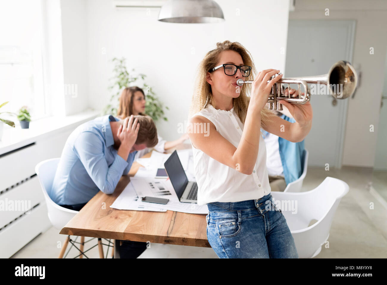 Business break rest and weekend concept with working hours ending Stock ...