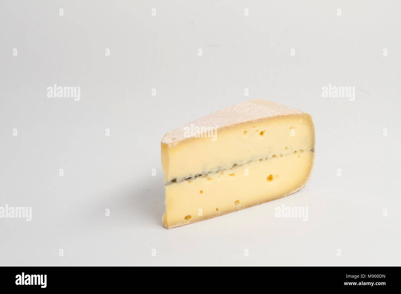 Morbier stinky french cheese from dairy cattle Stock Photo - Alamy