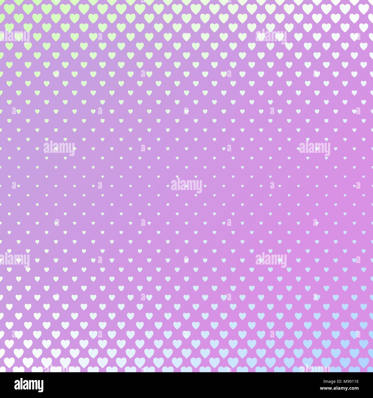 Retro gradient heart pattern background design - colorful vector ...