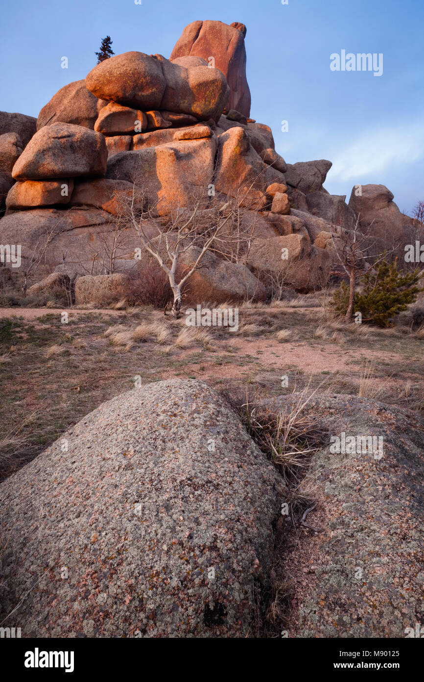 Granite rock formations at Vadauwoo Recreation Area, within the ...