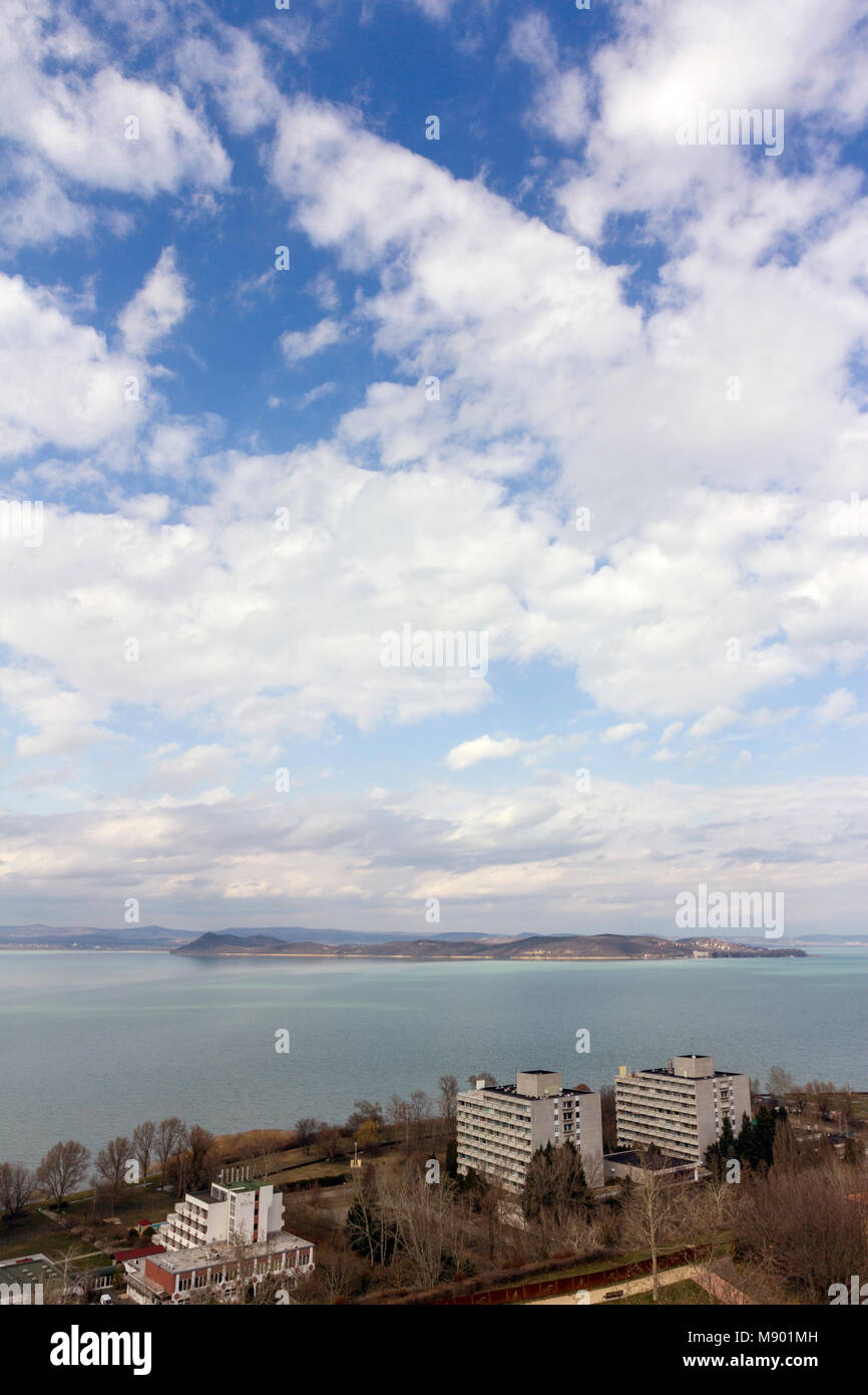 Lake Balaton view from Balatonfoldvar, Hungary Stock Photo - Alamy