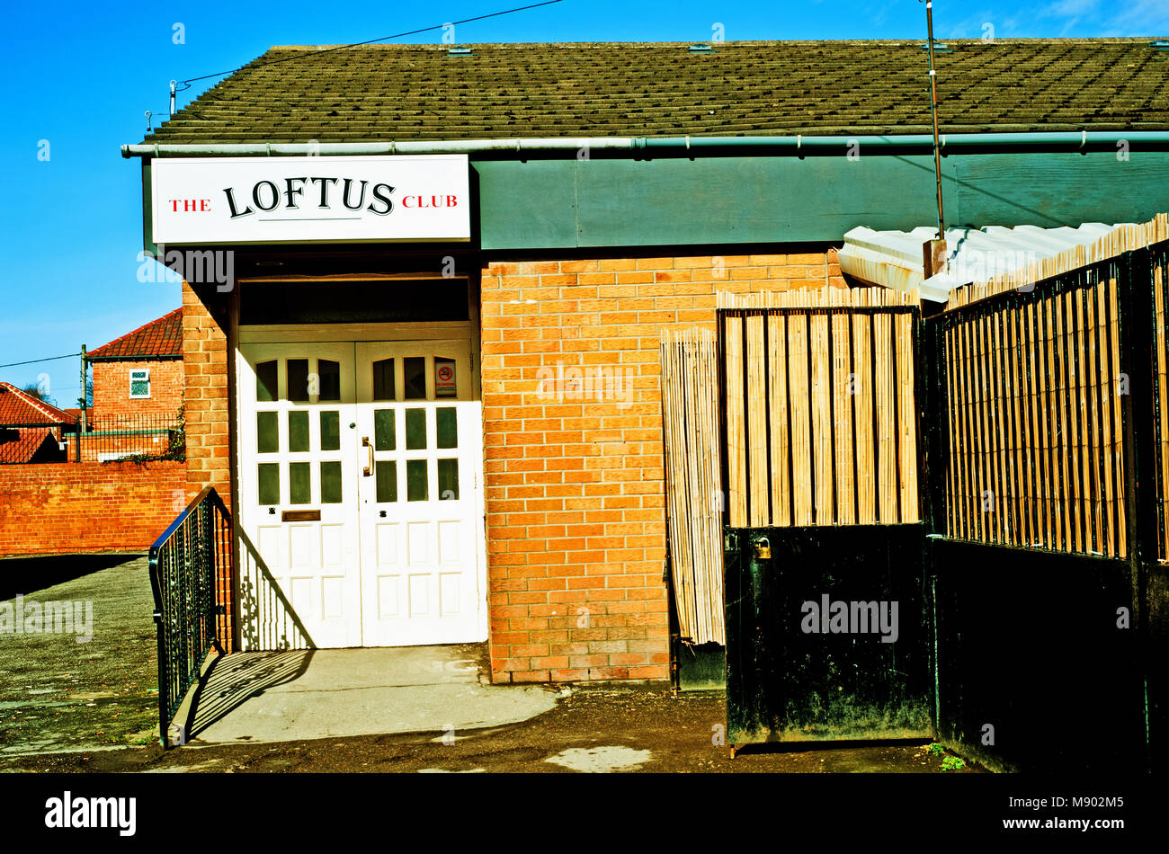 Loftus Club, Loftus, Redcar and Cleveland Stock Photo - Alamy