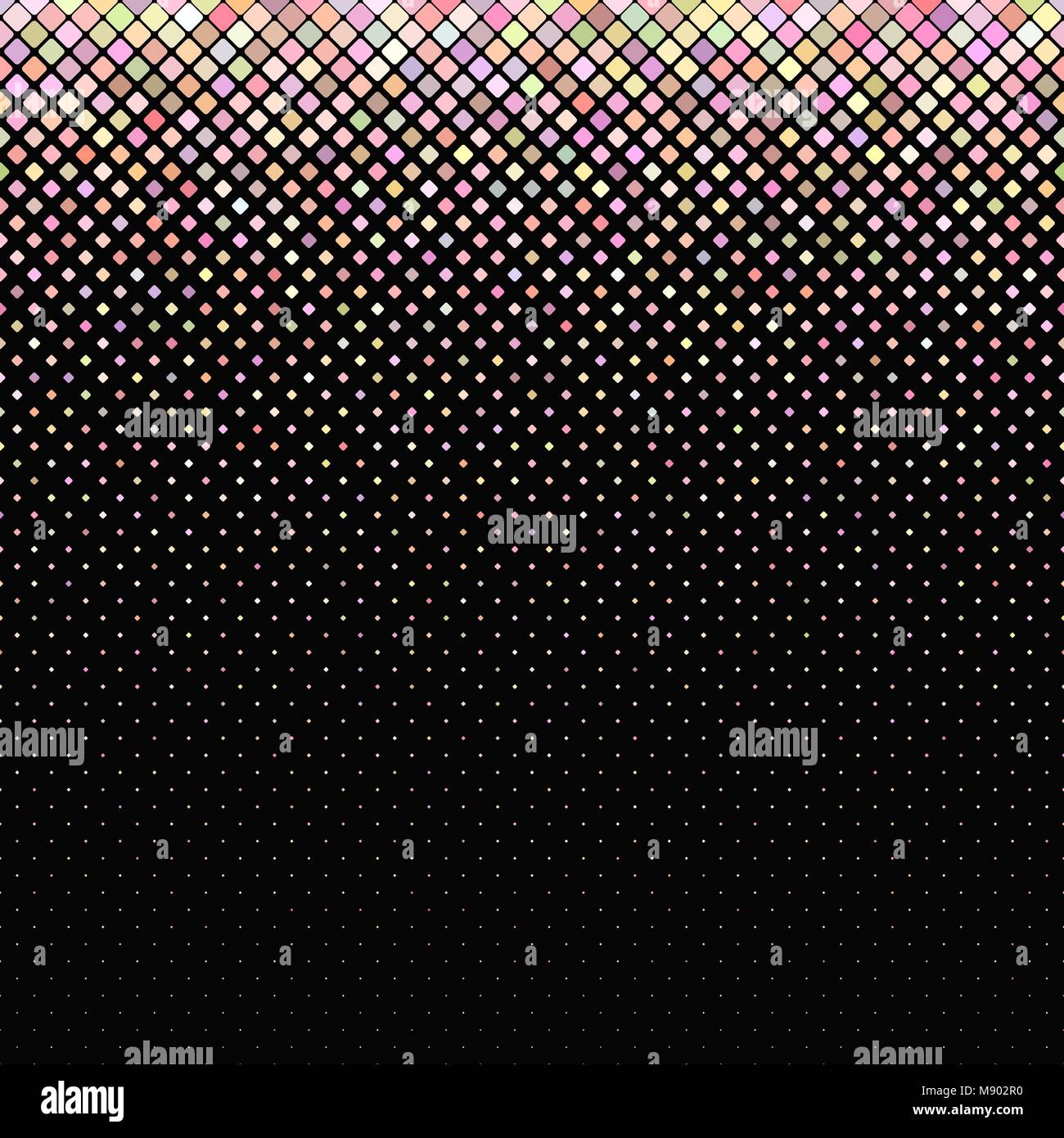 Abstract diagonal square pattern background - vector design with squares in varying sizes Stock ...