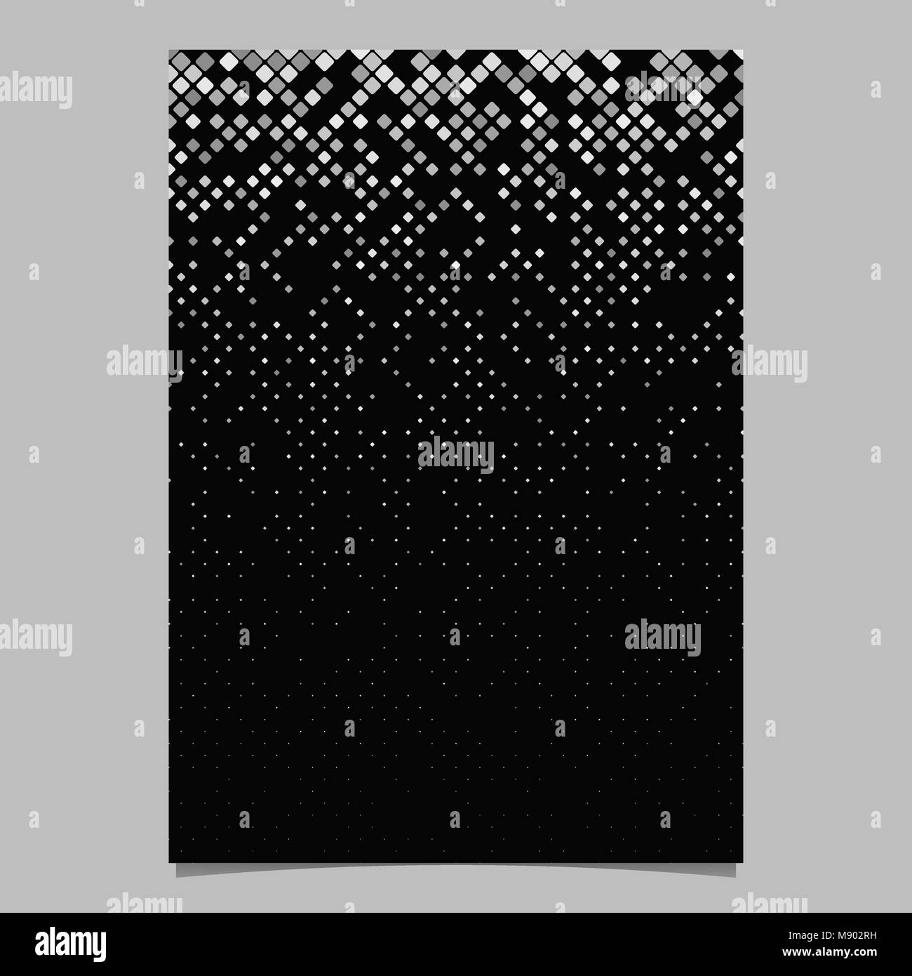 Diagonal square pattern flyer template - vector mosaic cover background Stock Vector Image & Art ...