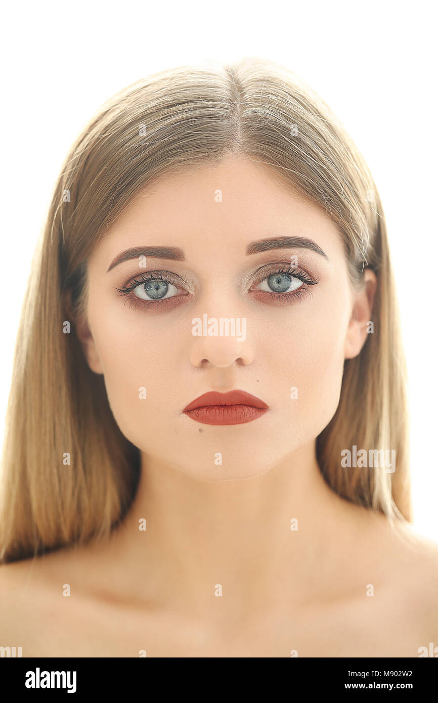 Lovely woman with soft skin Stock Photo - Alamy