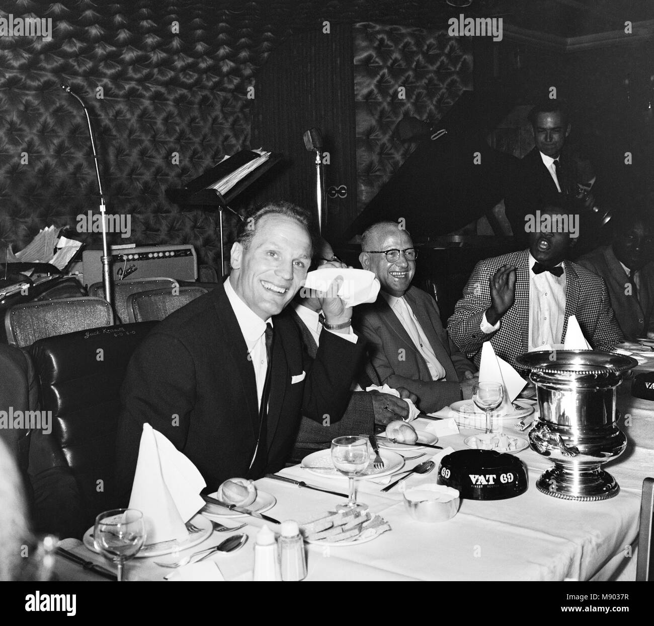 Cassius Clay (Muhammad Ali) in London on the day of his arrival ahead ...