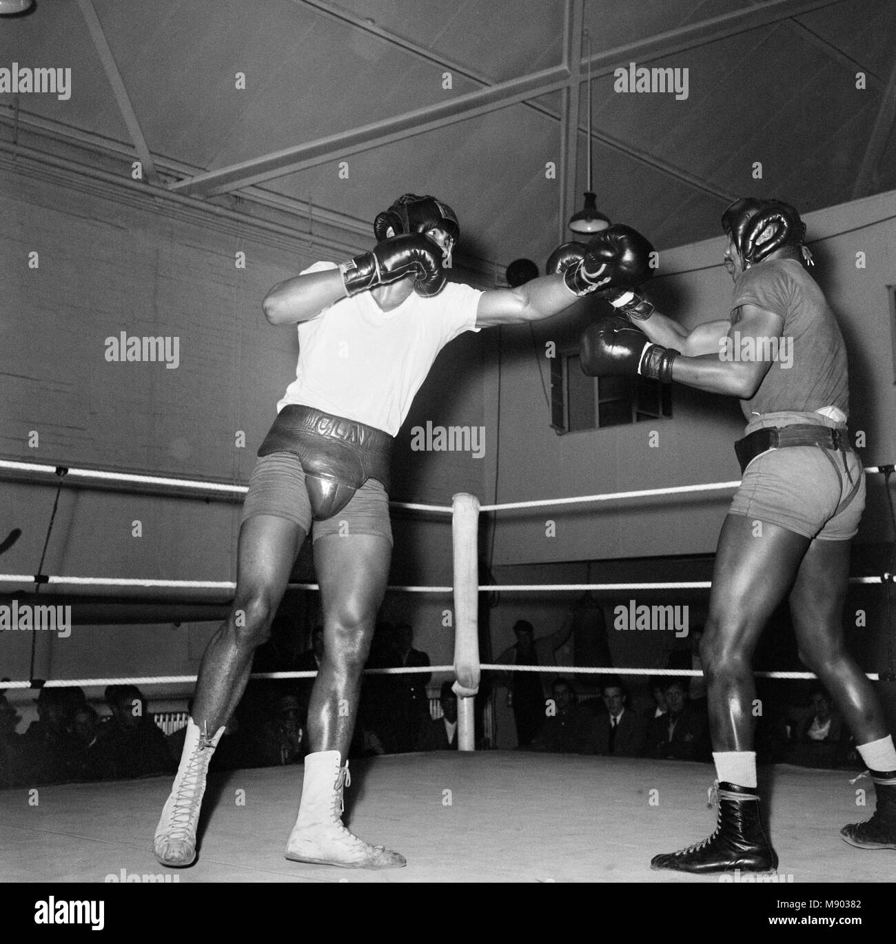 American boxer Cassius Clay Aka (Muhammad Ali) training for his non ...