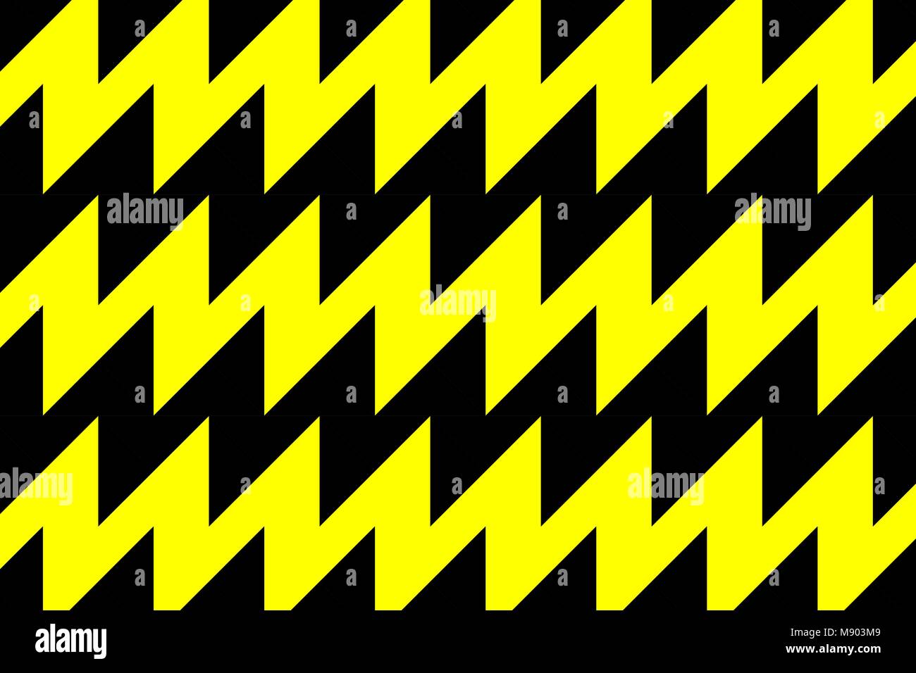 Simple striped background - black and yellow - vector pattern Stock ...