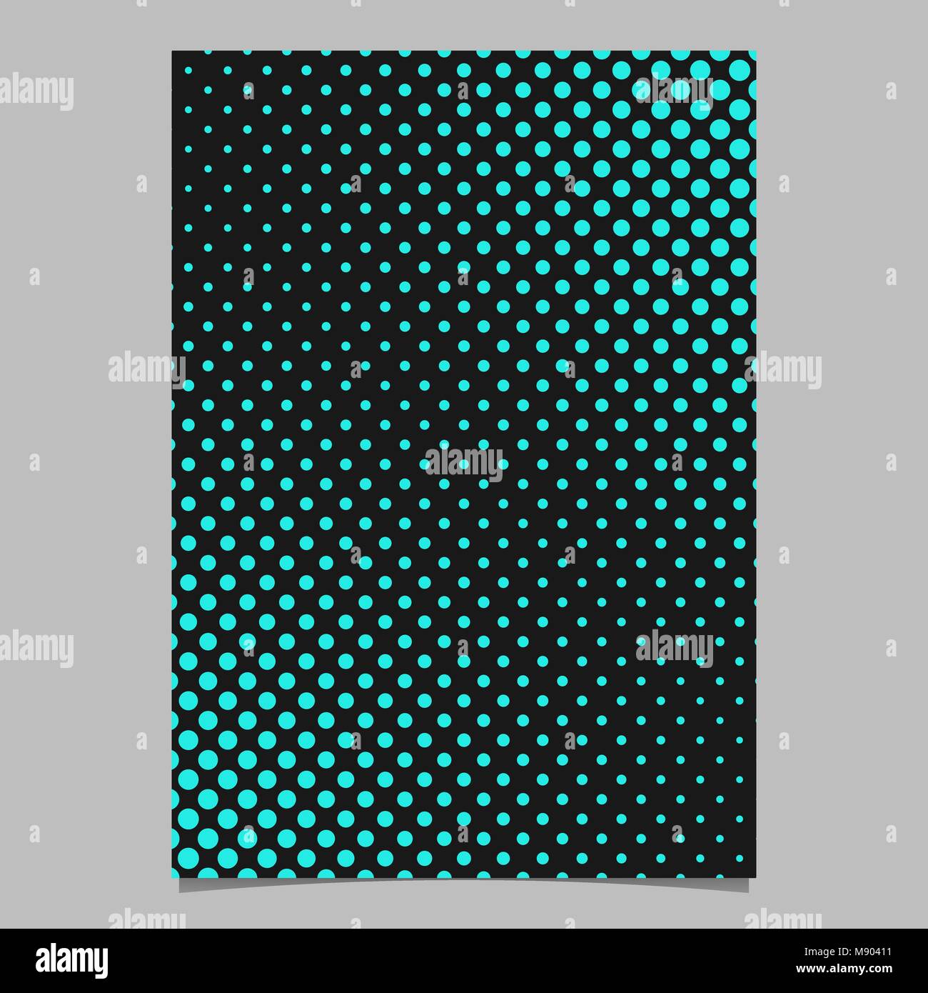 Simple blue brochure design template Stock Vector Images - Alamy