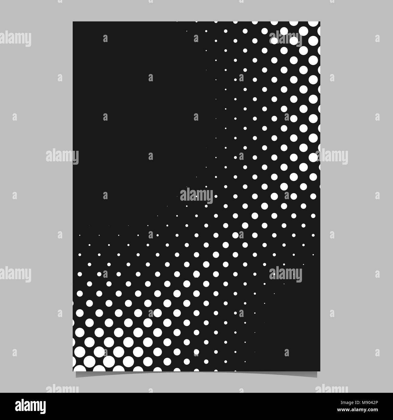 Halftone Dot Pattern Brochure Background Design Vector Graphic From