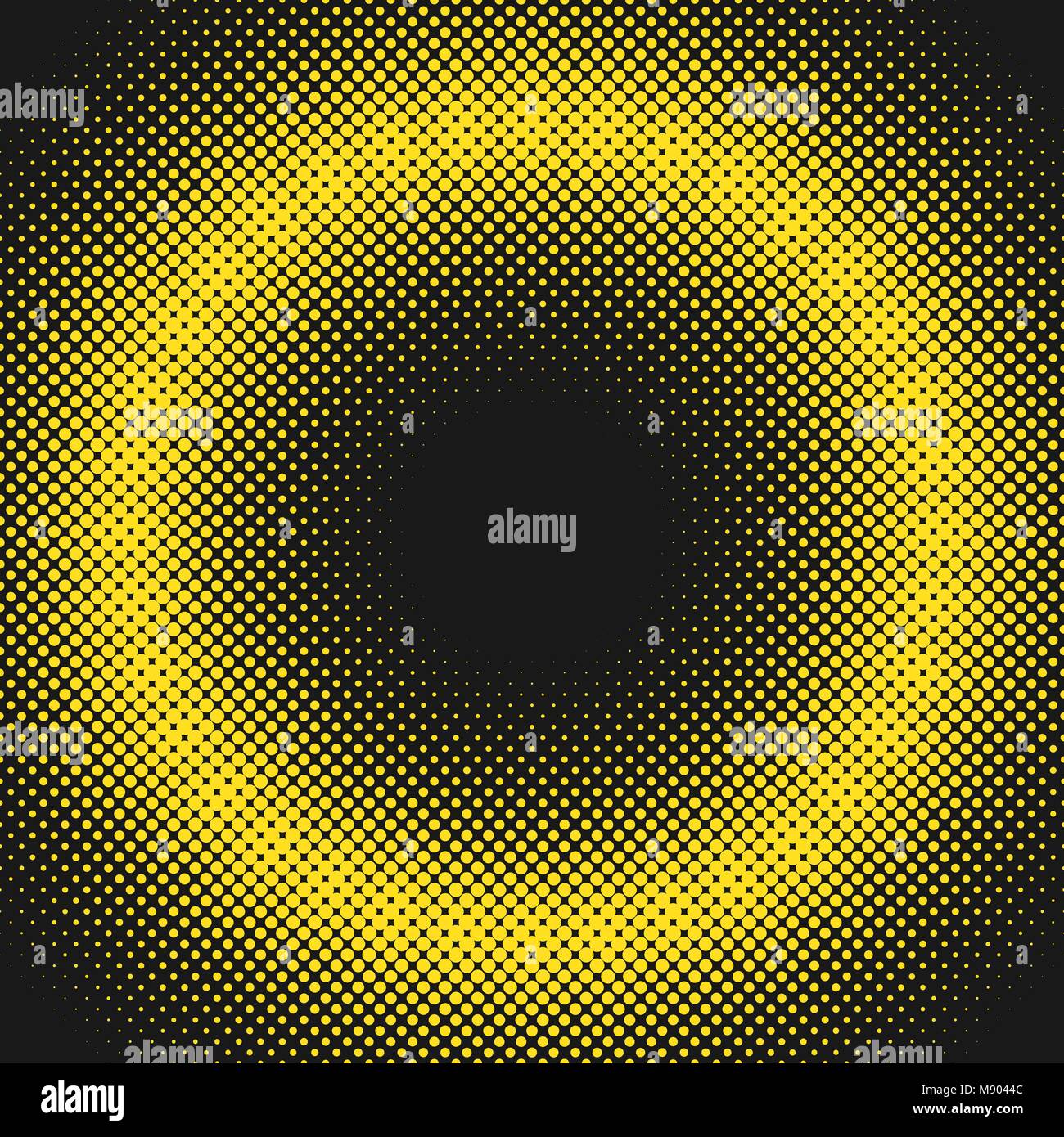 Halftone circle pattern background template - vector graphic design ...
