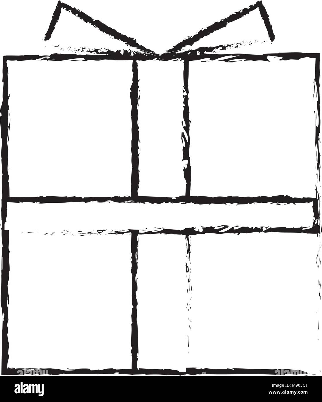 Red wrapped gift Black and White Stock Photos & Images - Alamy