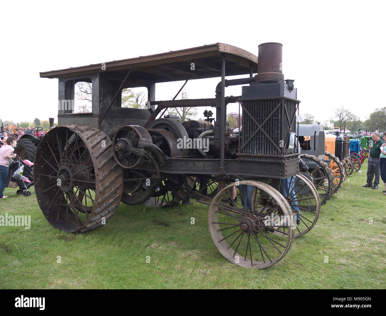 Vintage Case tractor at Stradsett rally, Norfolk Stock Photo - Alamy