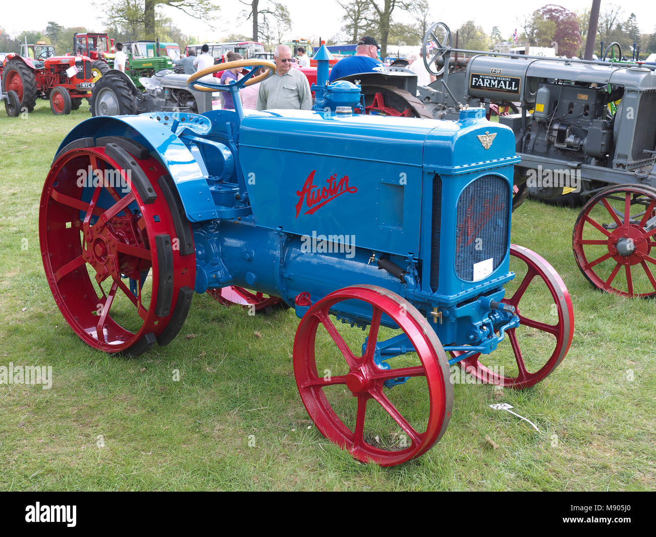Vintage Austin tractor at Stradsett rally, Norfolk Stock Photo - Alamy
