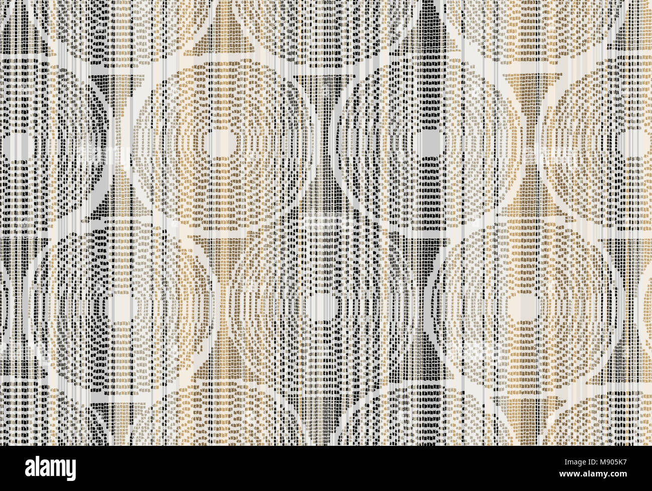 Repeating pattern circles hi-res stock photography and images - Alamy